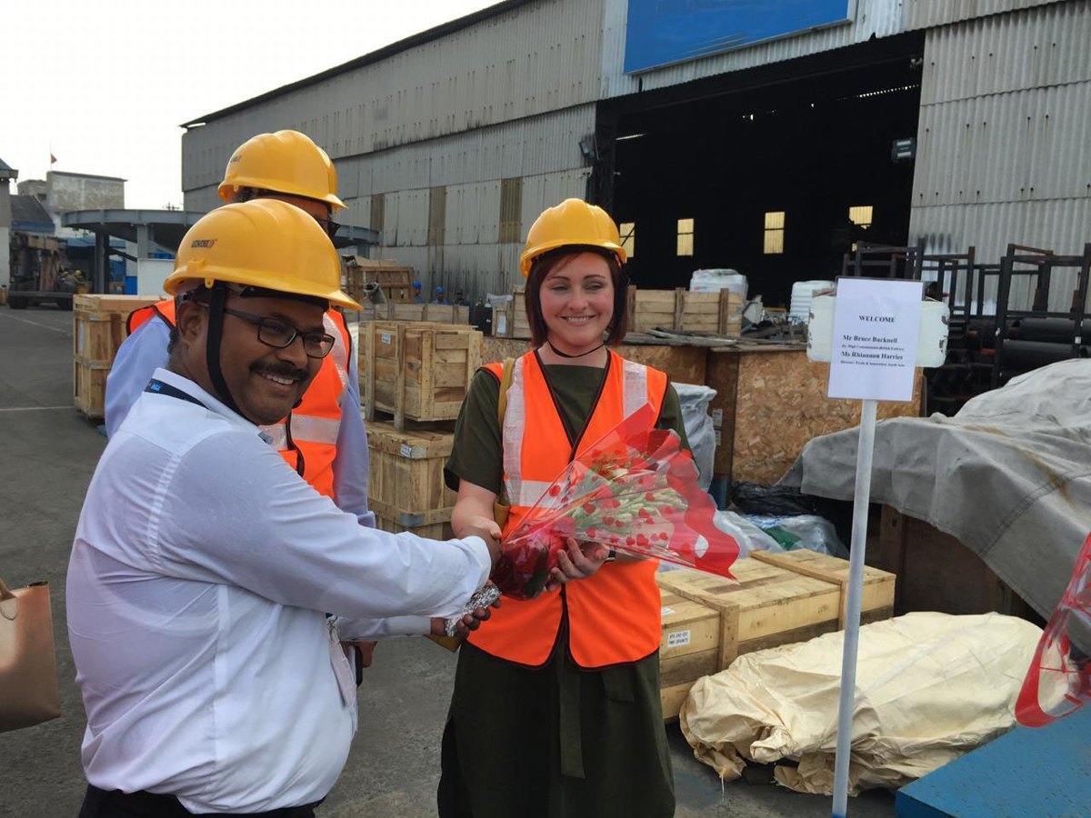 Rhiannon Harries visits CDE Asia Limited Workshop | CFlo